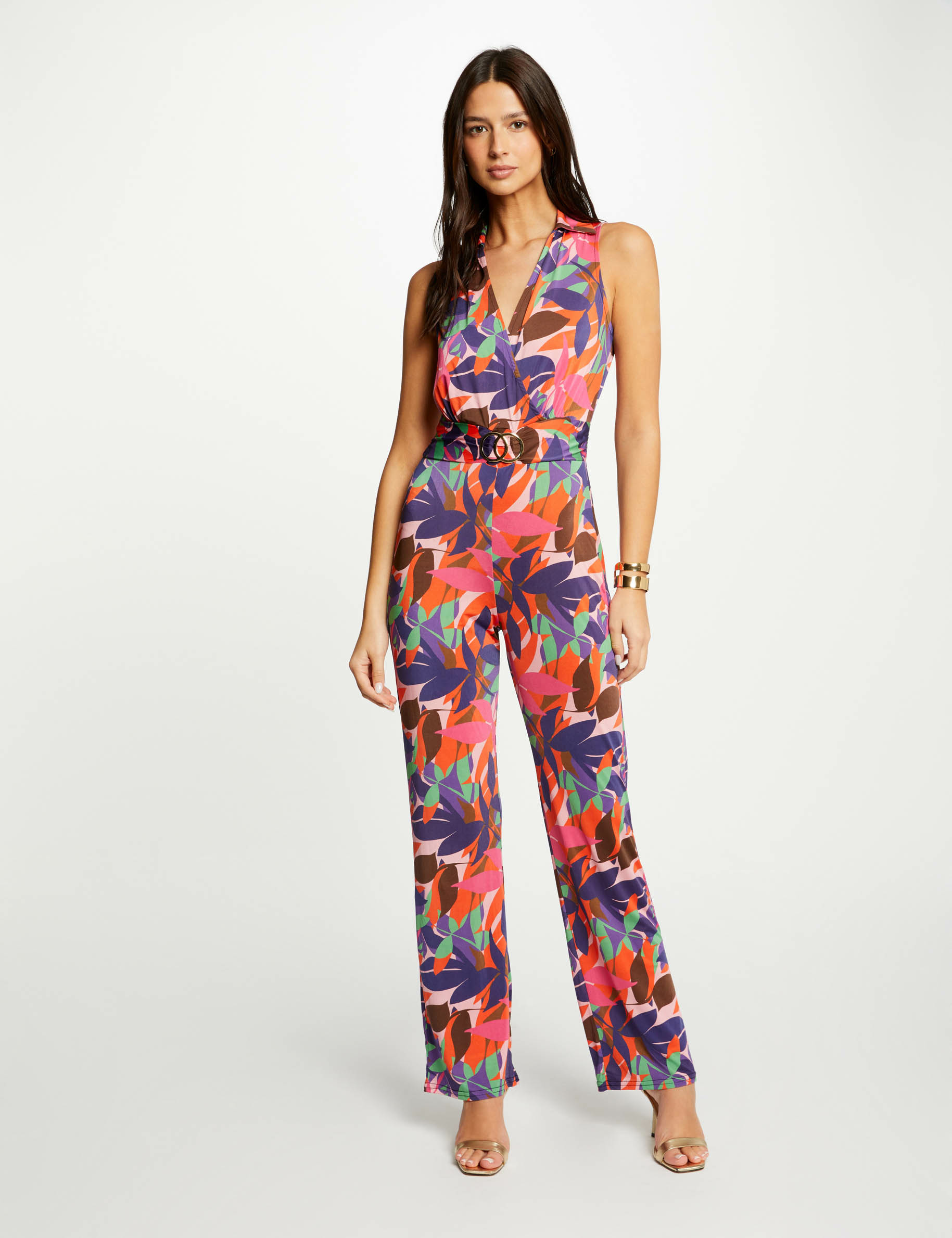 Printed jumpsuit multico ladies' | Morgan
