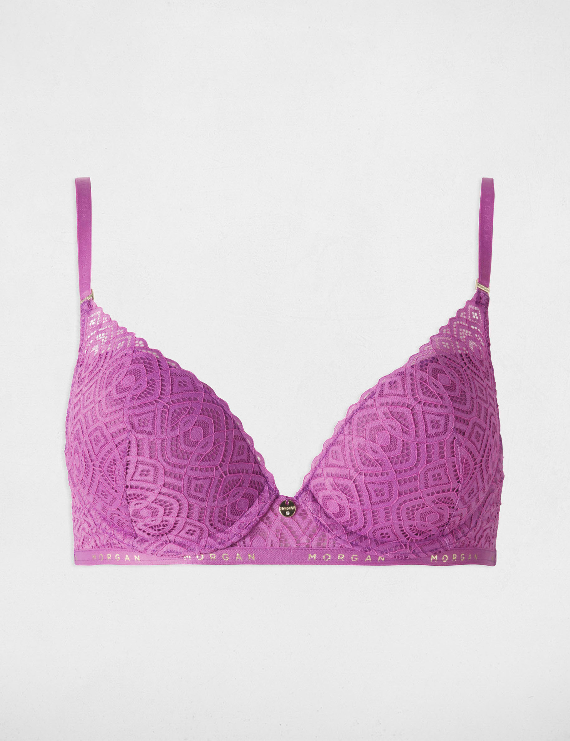 Soutien Gorge Coques Violet Femme Morgan