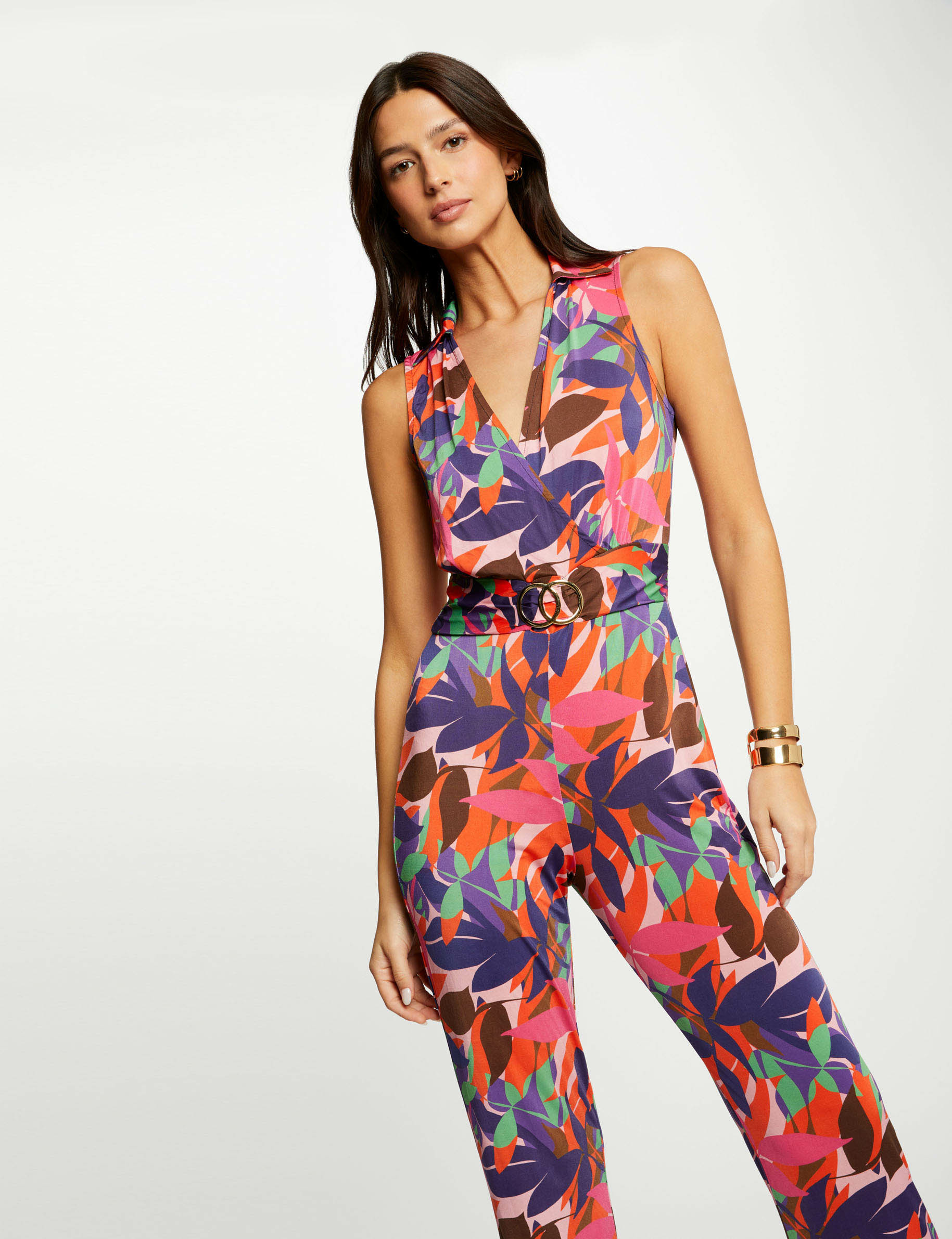Printed jumpsuit multico ladies' | Morgan